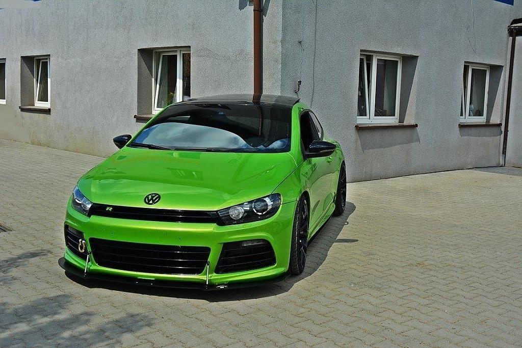 Přední spoiler nárazníku Volkswagen Scirocco R - Spoilercentrum ...