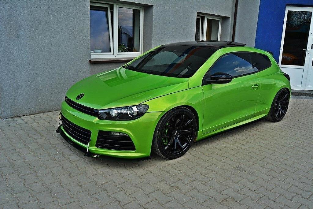 Přední spoiler nárazníku Volkswagen Scirocco R - Spoilercentrum ...