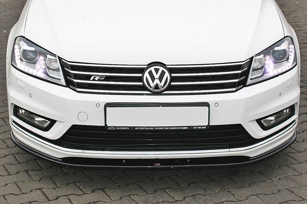 Spoiler předního nárazníku v1 VW Passat B7 R-Line - Spoilercentrum ...