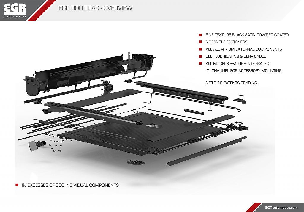 EGR ROLLTRAC elektrický rolovací kryt korby TOYOTA HILUX VIII ...