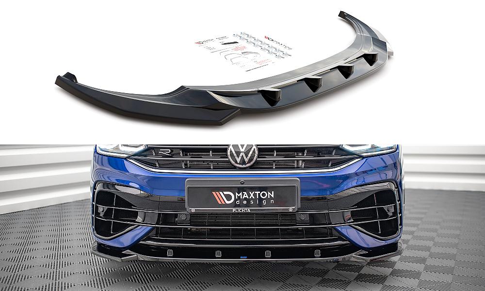 Přední spoiler nárazníku V.3 Volkswagen Tiguan R / R-Line Mk2 Facelift ...