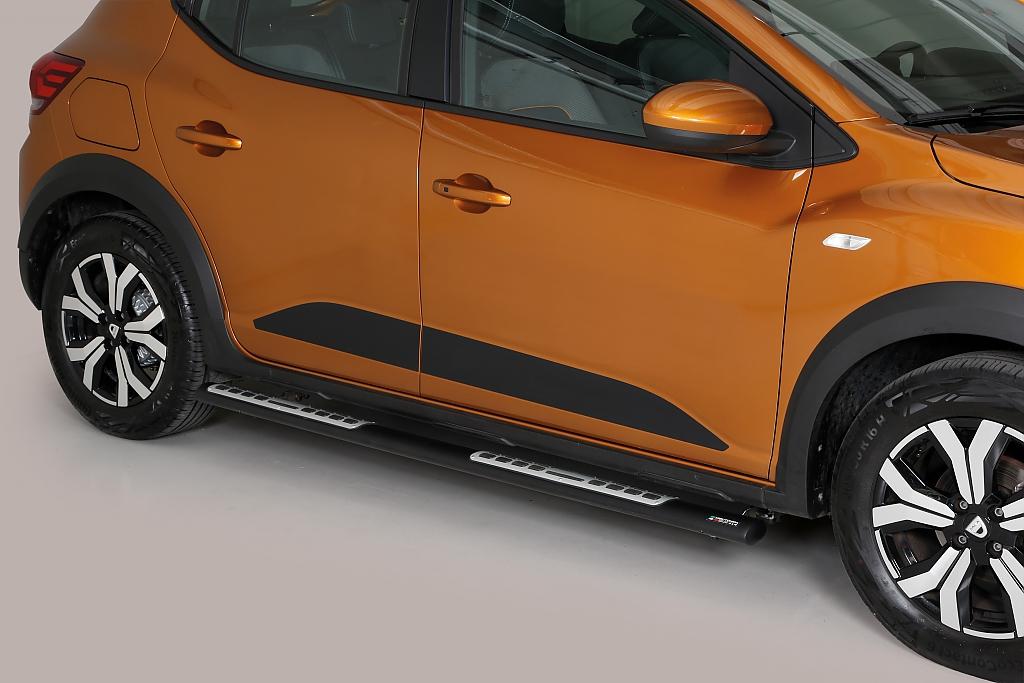 Nerez boční designové nášlapy DACIA SANDERO STEPWAY III ...