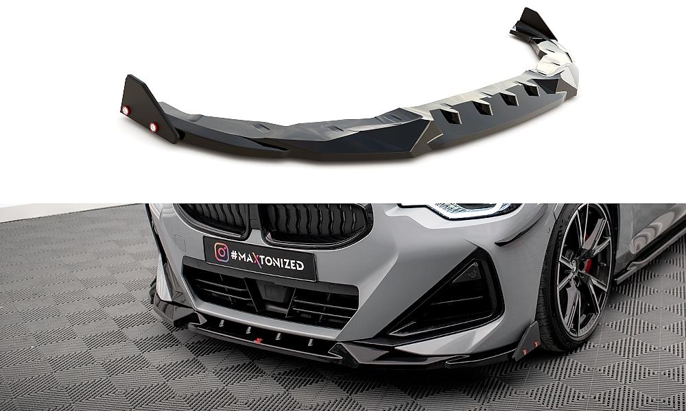 Přední spoiler nárazníku V.2 + Flaps BMW 2 Coupe M-Pack / M240i G42 ...