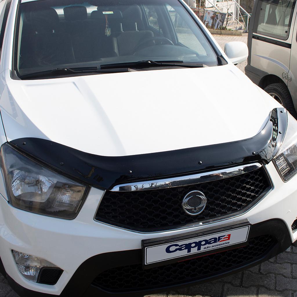 Plexi lišta přední kapoty Ssangyong Actyon Sport - Spoilercentrum ...
