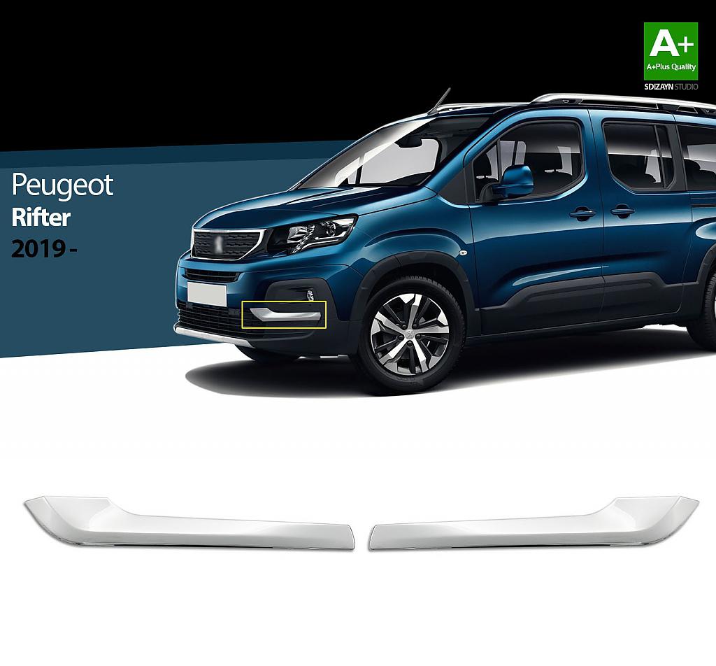 Nerez rámečky mlhovek Peugeot Rifter - Spoilercentrum - online tuning shop