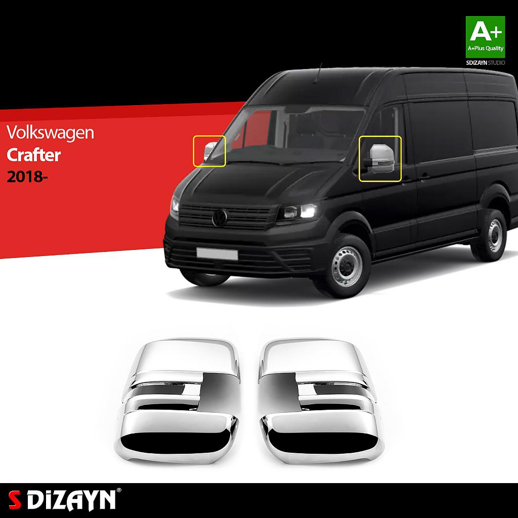 Chromové kryty zrcátek Volkswagen Crafter II - Spoilercentrum - online ...