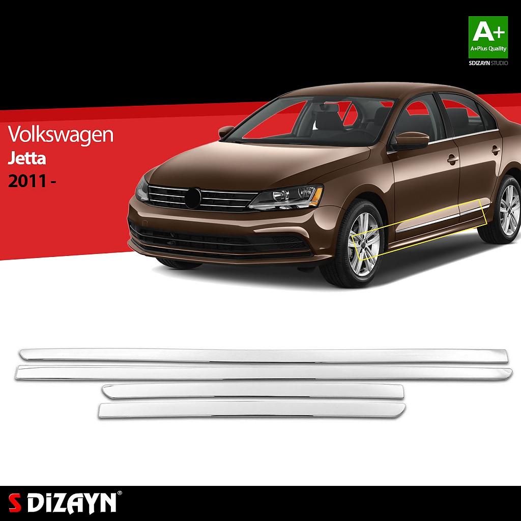 Nerez lišty dveří Volkswagen Jetta A6 - Spoilercentrum - online tuning shop