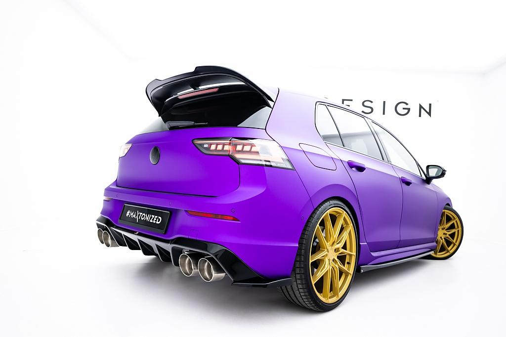 Nástavky zadního nárazníku Volkswagen Golf R Mk8 - Spoilercentrum ...