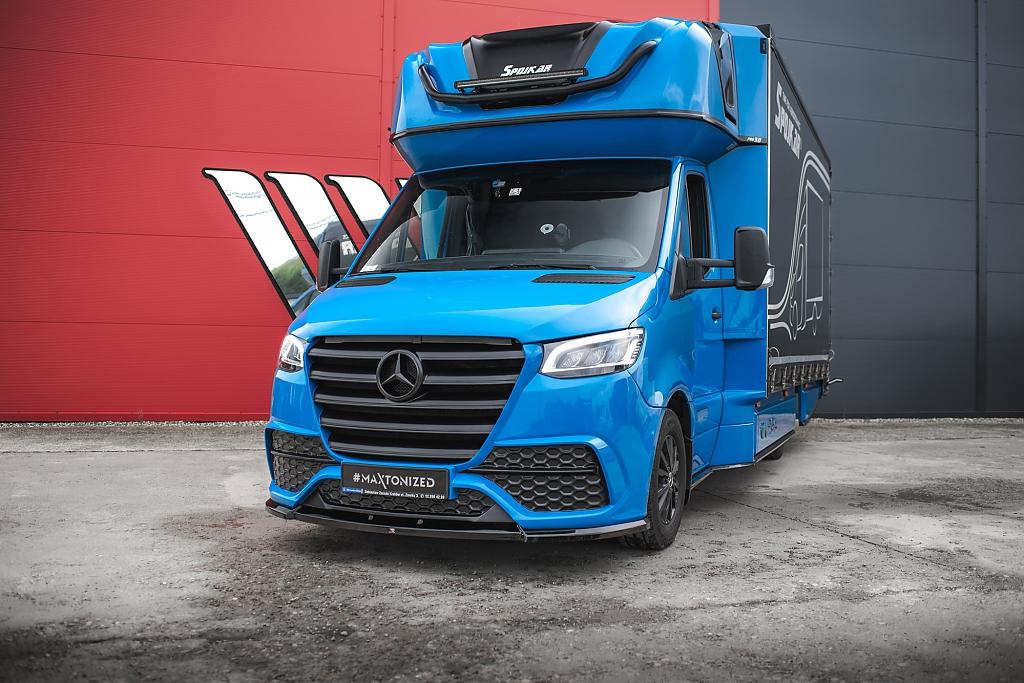 Přední spoiler nárazníku Mercedes-Benz Sprinter Mk3 - Spoilercentrum ...