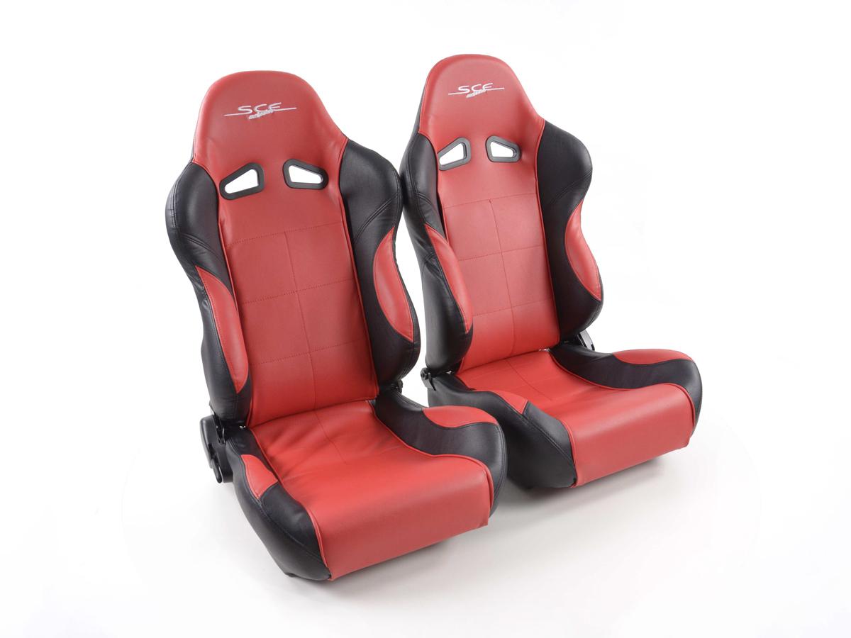 Sportovní sedačky FK Automotive Sportive červené - Spoilercentrum ...