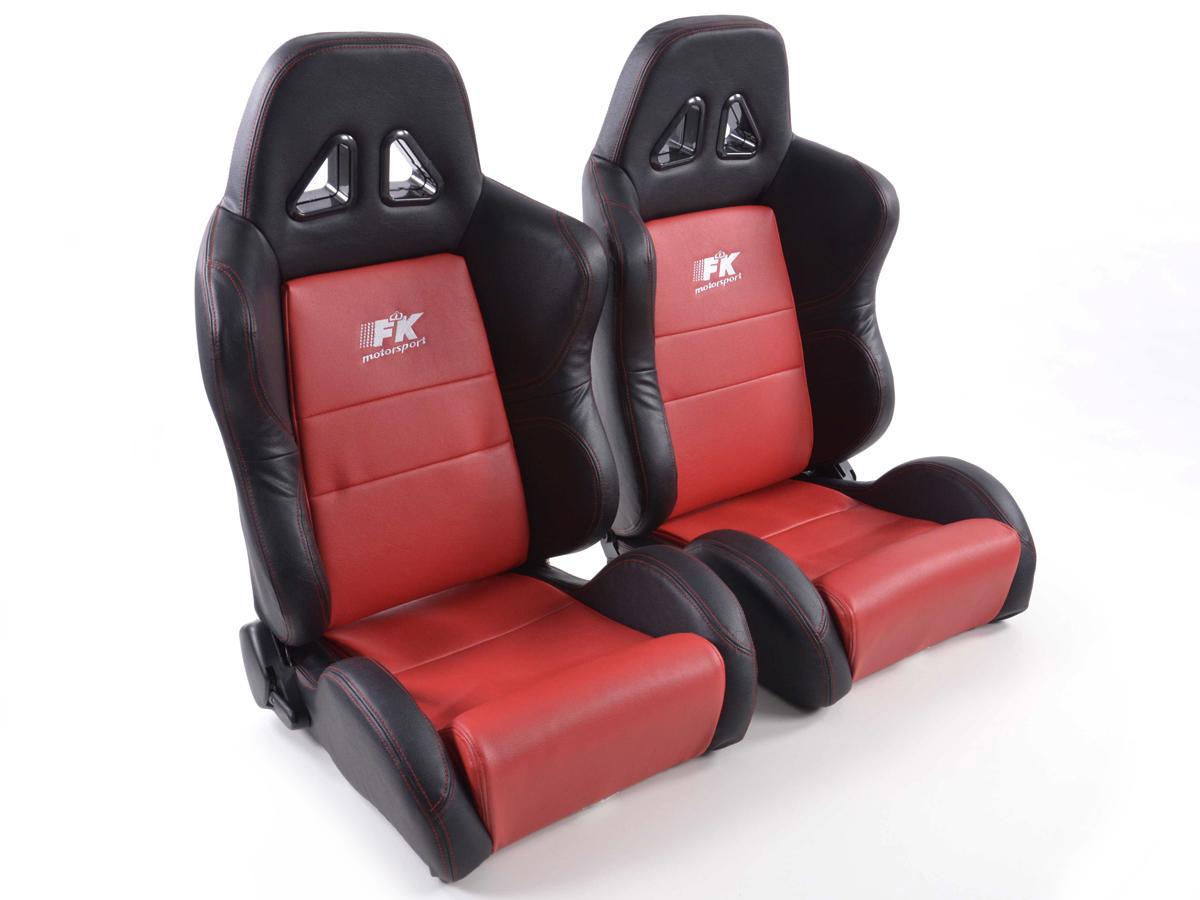 Sportovní sedačky FK Automotive Dallas červené - Spoilercentrum ...