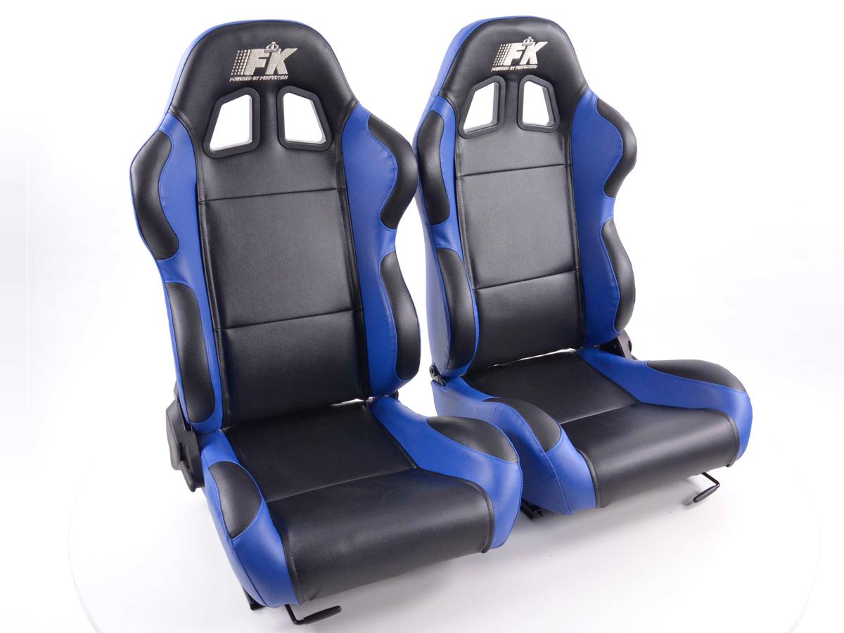 Sportovní sedačky FK Automotive Boston modré - Spoilercentrum - online ...