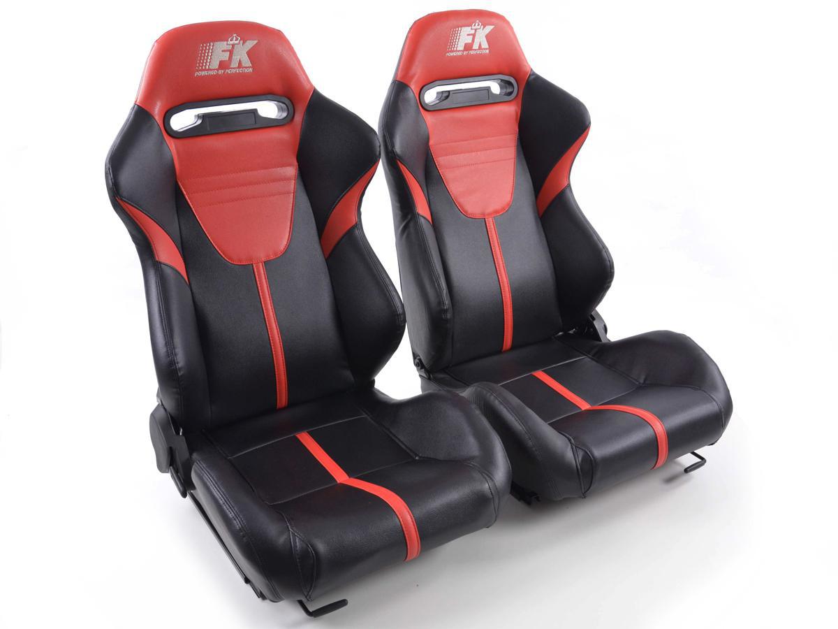 Sportovní sedačky FK Automotive Atlanta červené - Spoilercentrum ...