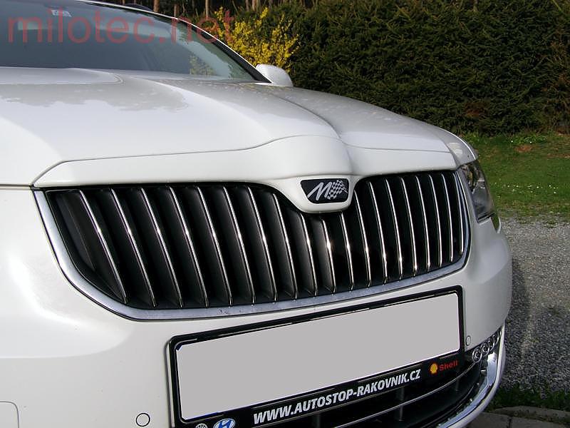 Horní lišta přední masky Škoda Superb II - Spoilercentrum - online ...