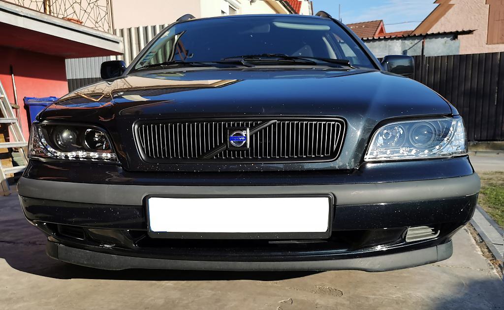 Přední světla černá LED Devil Eyes Volvo S40 / V40 - Spoilercentrum ...