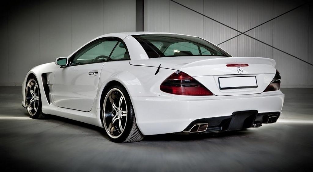 Body kit Mercedes SL R230 AMG Black Series - Spoilercentrum - online ...