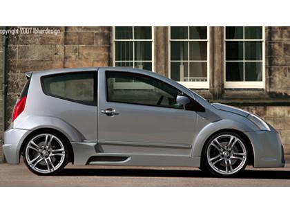 Body kit Citroen C2 - Frantik WIDE - Spoilercentrum - online tuning shop