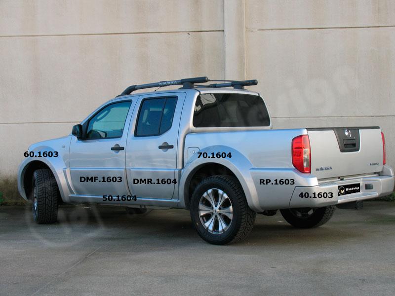 Body kit Nissan Navara - Tangier Wide Crew Cab - Spoilercentrum ...