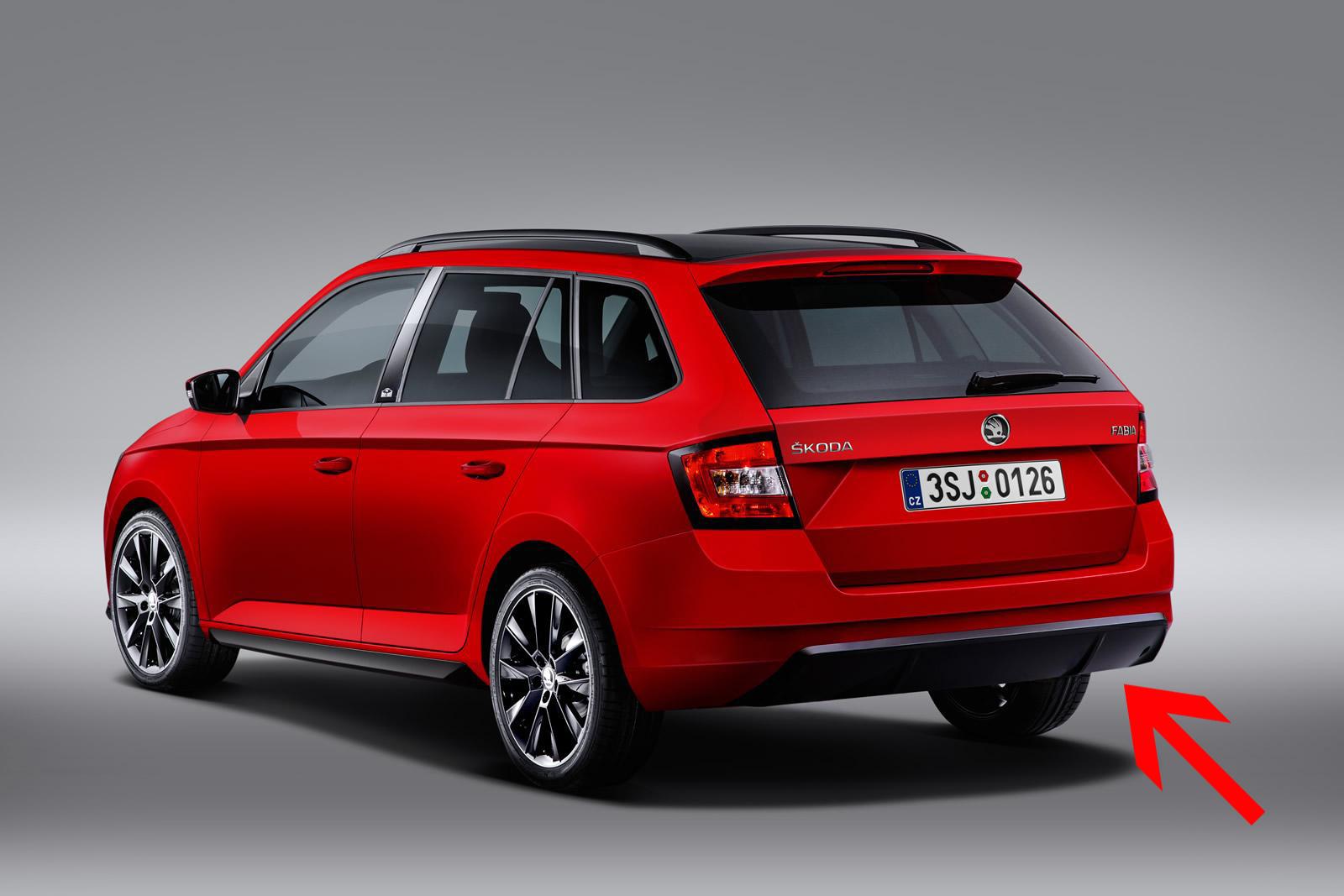 Spoiler zadního nárazníku-difuzor Monte Carlo Fabia III kombi 6V9807796 ...